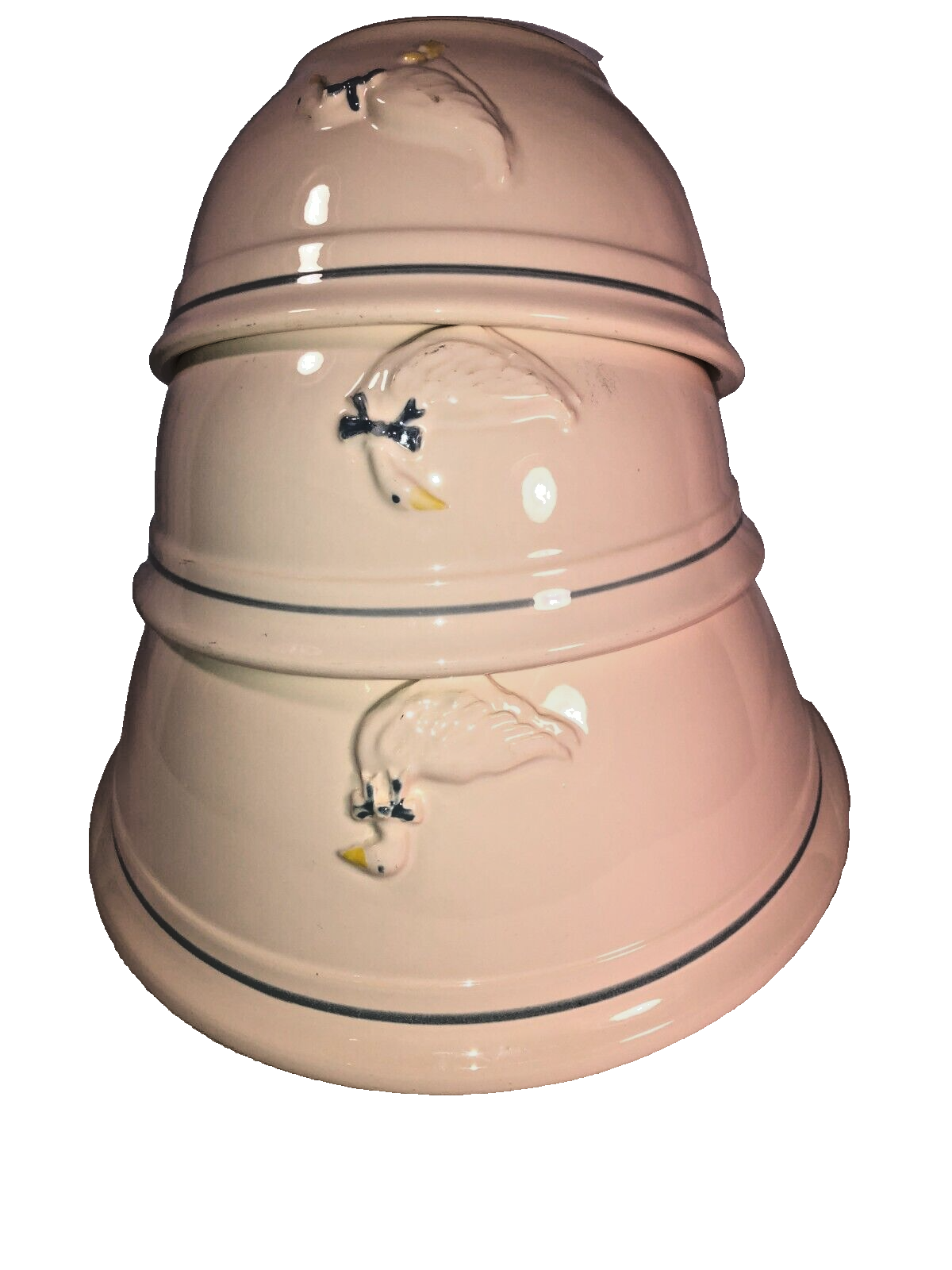 3 McCoy Goose Mising Bowls Nested 7 in 8 in 10 in | eBay