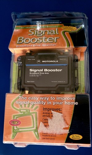 NEW Motorola Signal Booster, Broadband Drop Amp 484095-001-00 - SEALED ...