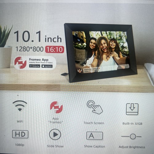 Frameo Digital Picture Frame WiFi - Inch 32GB Digital Photo Frame ...