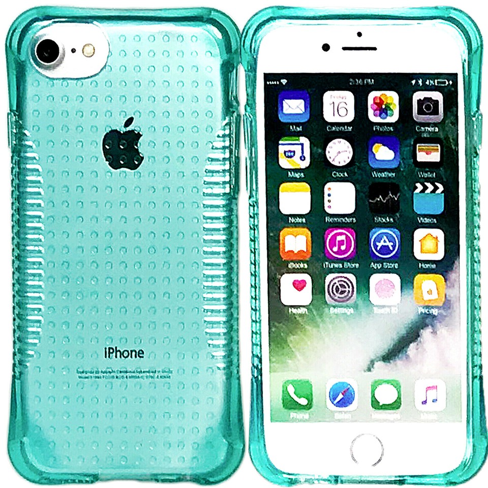 For Apple iPhone 7 8 SE 2020 Shockproof Transparent Clear Phone Cover ...