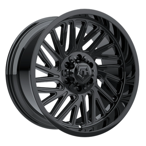 TIS 22x12 Wheel Gloss Black 553B 8x6.5 -44mm Aluminum Rim | eBay