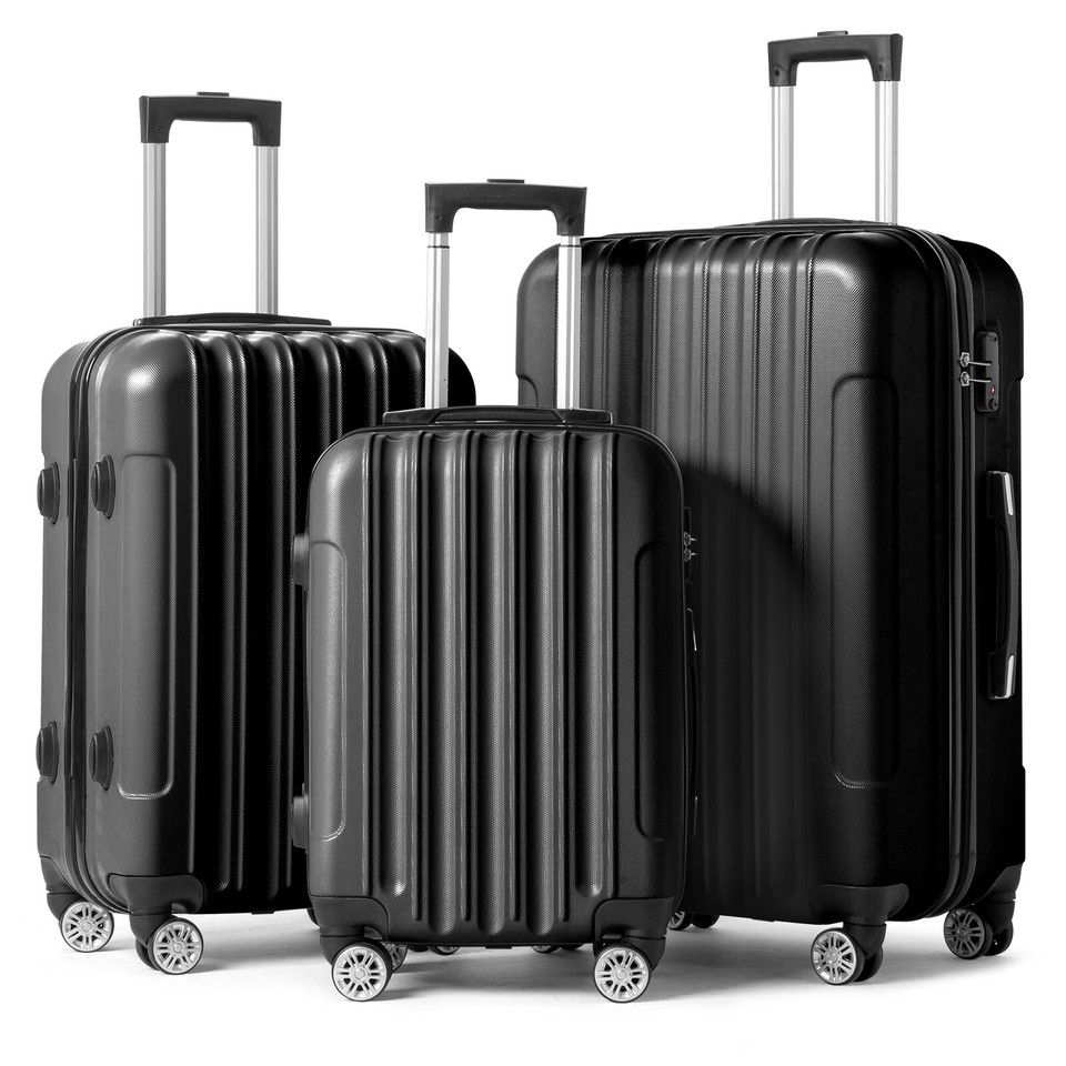 New 20" 24" 28" Hard Shell Cabin Suitcases Travel Trolley Case Hand ...