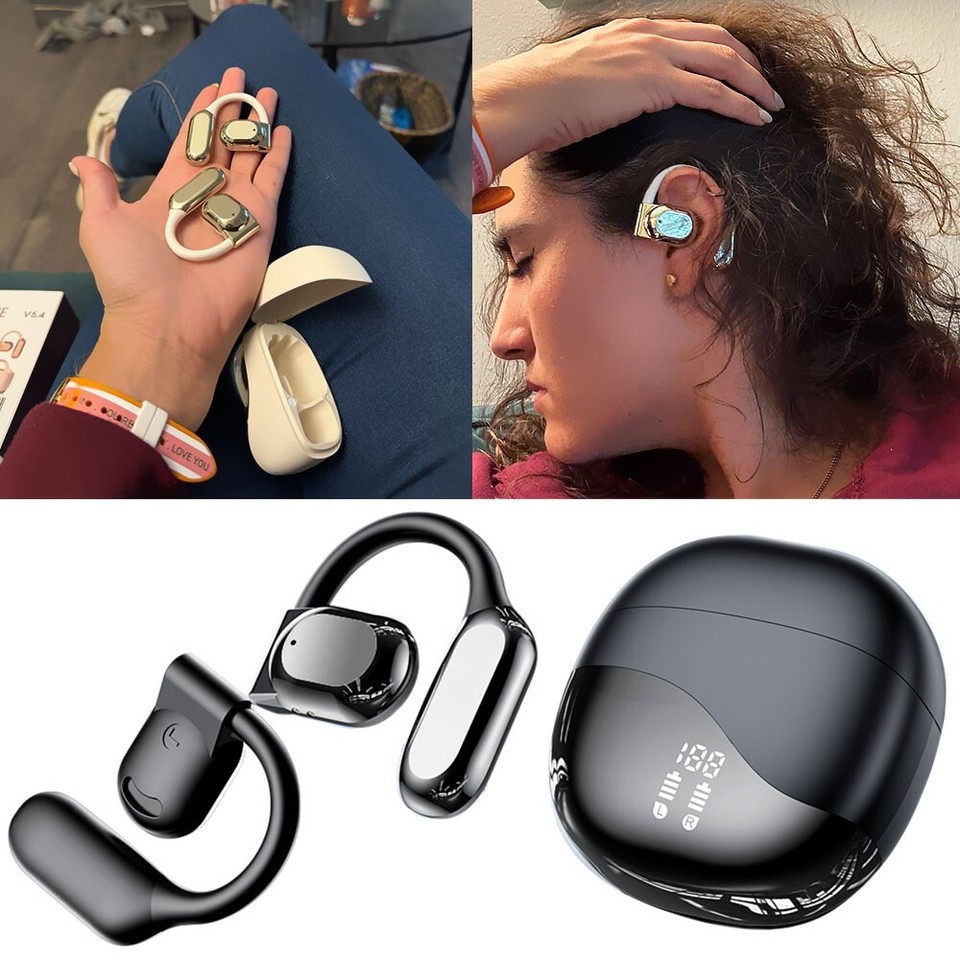 Bluetooth Headphones Wireless Earbuds Sport Headset For Samsung Galaxy ...
