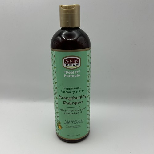 African Pride Feel It Formula Strengthening Shampoo Peppermint Rosemary ...
