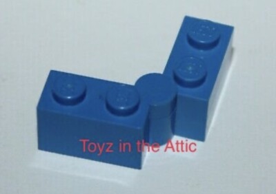 Lego 1x 3830 + 3831 Blue Hinge 1 x 4 Swivel Base & Top Robot Command ...