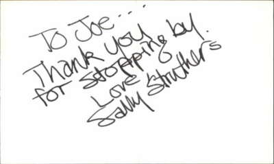 Sally Struthers Actress All in the Family Signed 3" x 5" Index Card | eBay