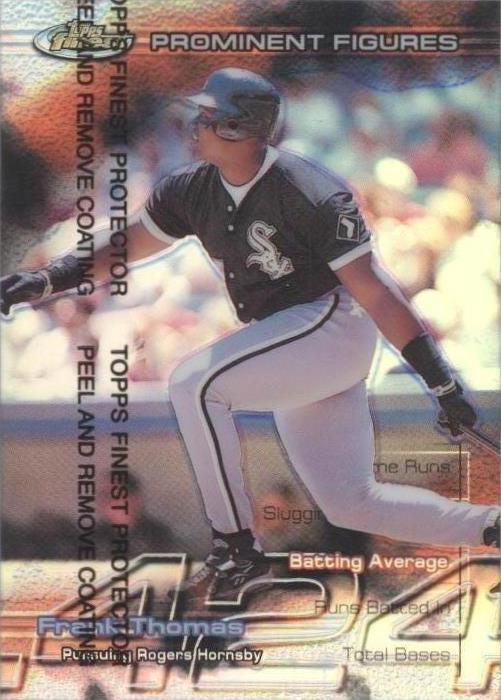 1999 Topps Finest - Prominent Figures Frank Thomas #PF26 /424 for sale ...
