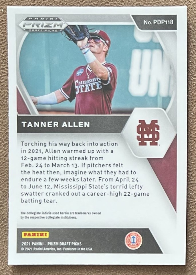 SHIPPING for Tanner Allen Rookie #PDP118 | eBay