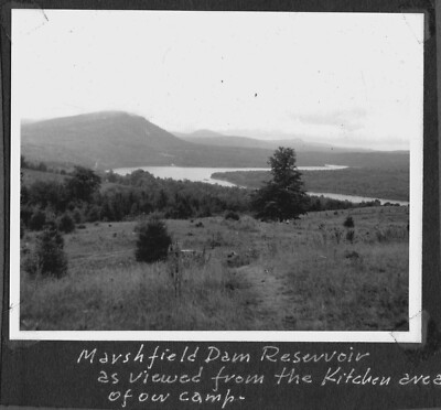 VINTAGE PHOTOGRAPH 1962 DAM RESERVOIR THISTLE HILL MARSHFIELD, VERMONT ...