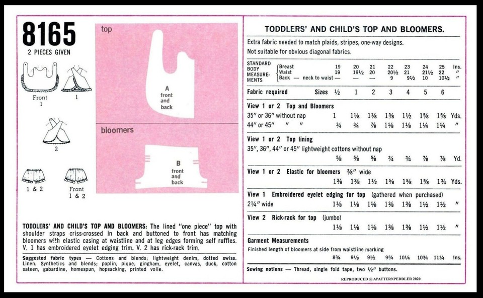 Simplicity 8165 BABY GIRL Sewing Pattern Sundress Romper PLAYSUIT ...