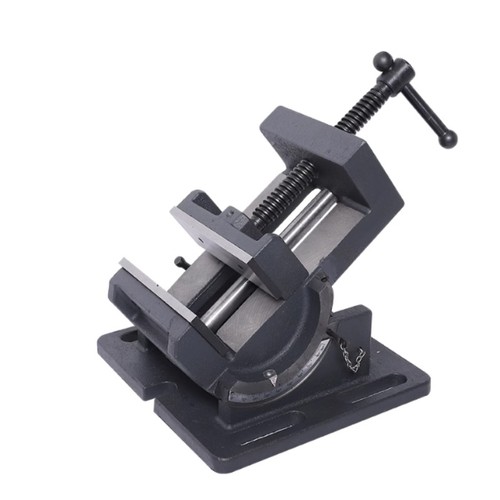 Inclined Bench Vise 0-90 Degrees Guide Rod Type Angle Vise Drill Table ...