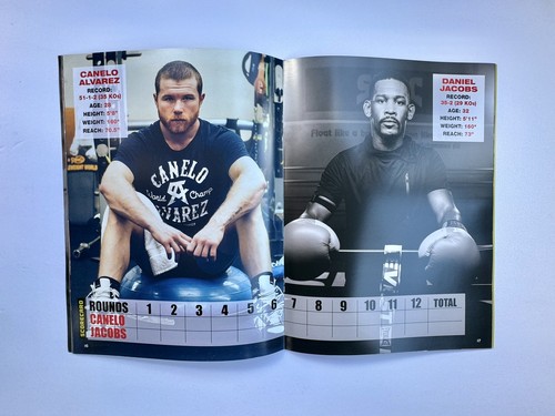 Boxing Program Canelo Alvarez • Daniel Jacobs (2019) | eBay