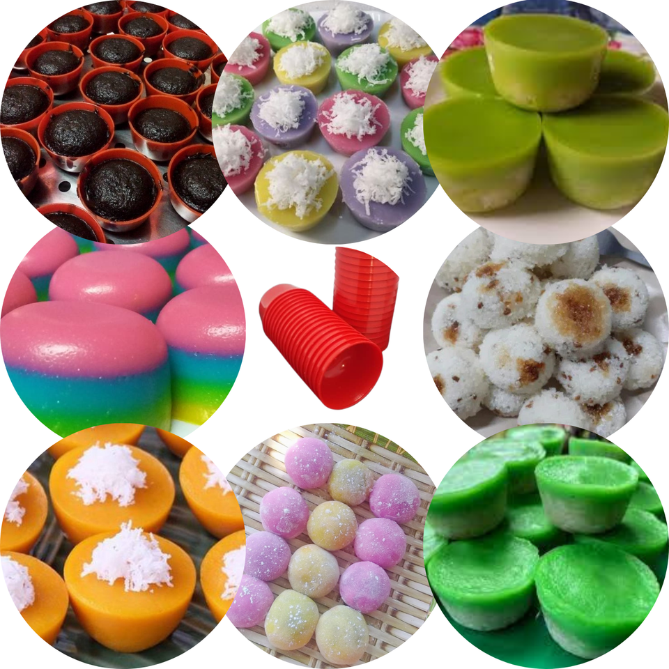 36pcs Cup Cake Mold Steam Dessert Pudding Pichi Puto Kutsinta Lompang ...
