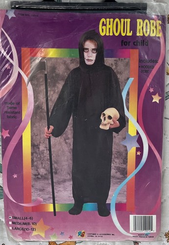 NOS RG Costumes Child Flame Resistant "Ghoul Robe" Costume Size Small 4 ...