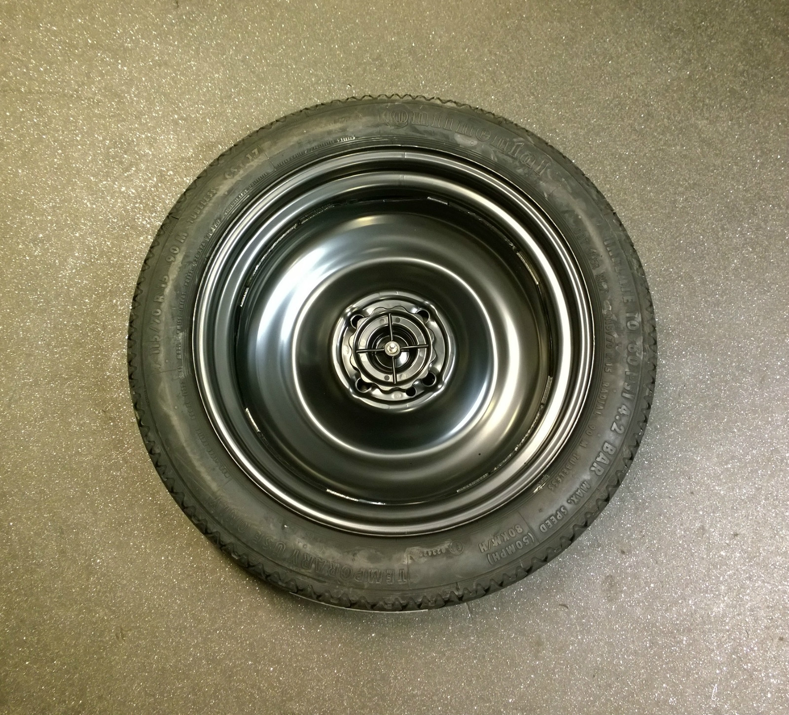 MINI R55 R56 R57 Spare Wheel Space Saver Kit Wheel Tyre and Mounting ...