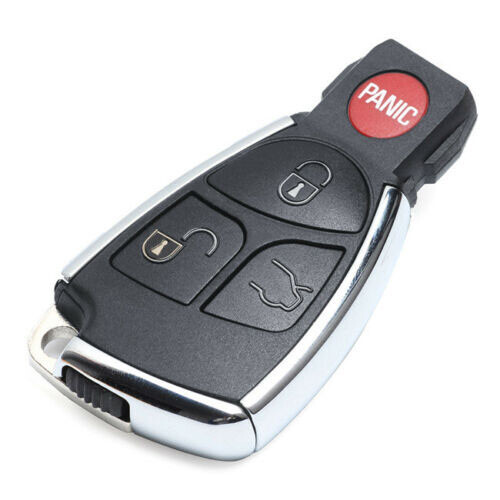 3 Button+Panic Modified Smart Remote Key Shell Case for Mercedes-Benz ...