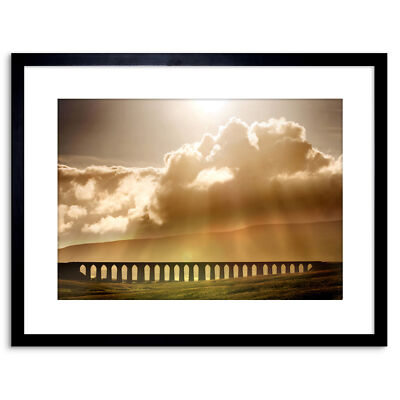Photo Landscape Ribblehead Viaduct England Framed Art Print Poster 9x7 ...