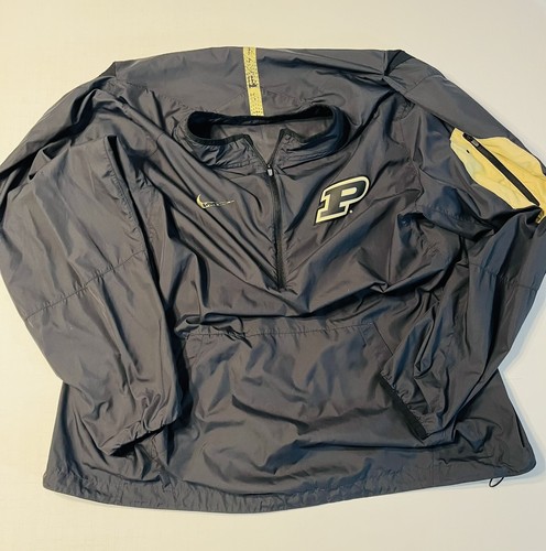 Purdue Boilermakers Nike Jacket Adult XXL Football Dri Fit Logo Casual ...