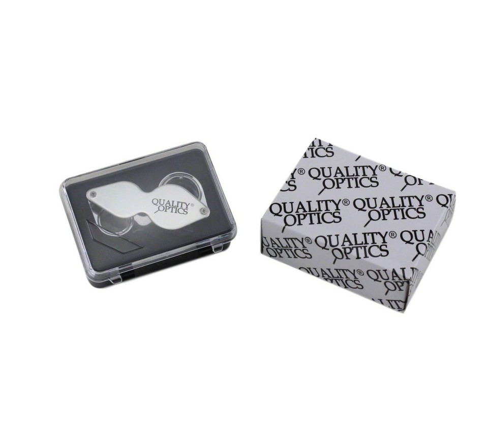 Quality Optics USA Folding Jewelers Loupe Loop Pocket Magnifier ...