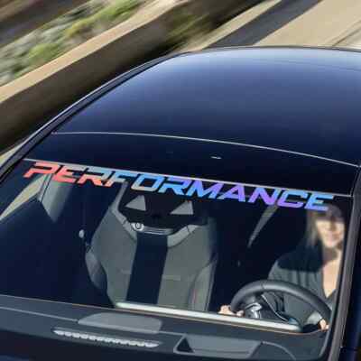 PERFORMANCE Car Sticker Van Truck Windscreen Decal | eBay UK