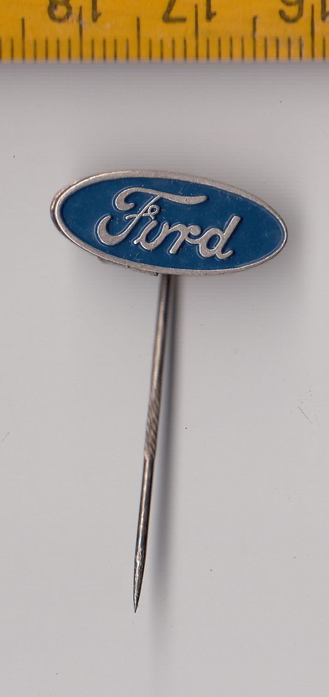 Vintage Ford Oval Logo pin badge 1960s Tractor Truck Car Enamel Van Bus ...