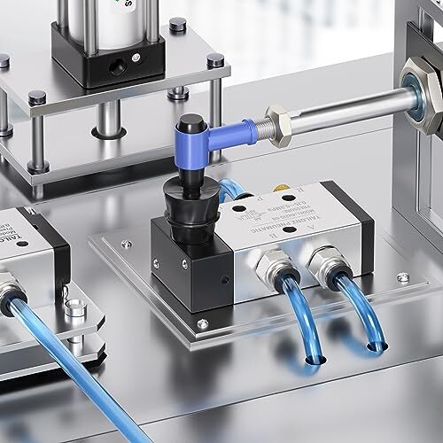 1/4"NPT 5 Way 2 Position Air Hand Lever Operated Valve Pneumatic ...