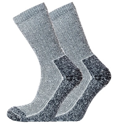 HERITAGE SOCKS Horizon Coolmax Outdoor Black Marl Unisex 8/12 - 2Pairs ...