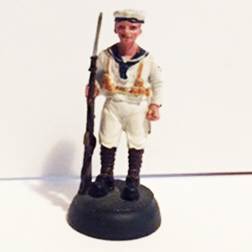 Series Of Miniature Figures In Lead Metal With Base Almirall Palou ...