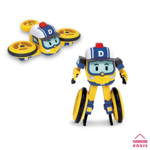 Robocar Poli Transformer DRONEY Robot Action Figure Car Toy 4 inch | eBay