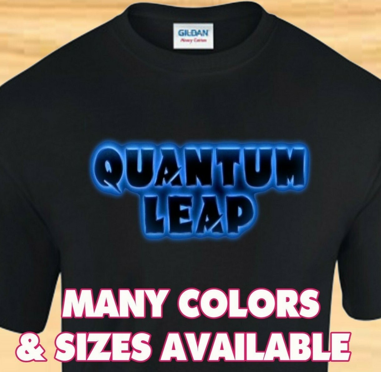 QUANTUM LEAP LOGO - 80s 90s Sci Fi Time Travel Show - CUSTOM T-SHIRT | eBay