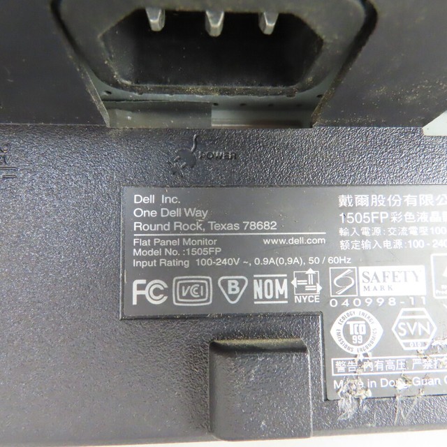 Dell 1505FP 15" 1024x768 LCD UltraSharp Flat Panel Monitor for sale ...