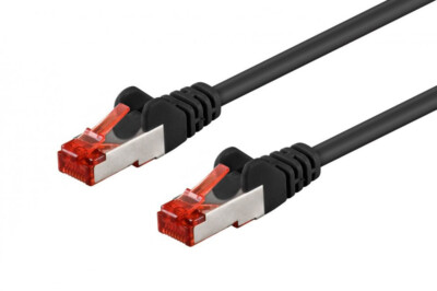 Câble réseau RJ45 Cat. 6 S/FTP Noir - 3m - Goobay | eBay