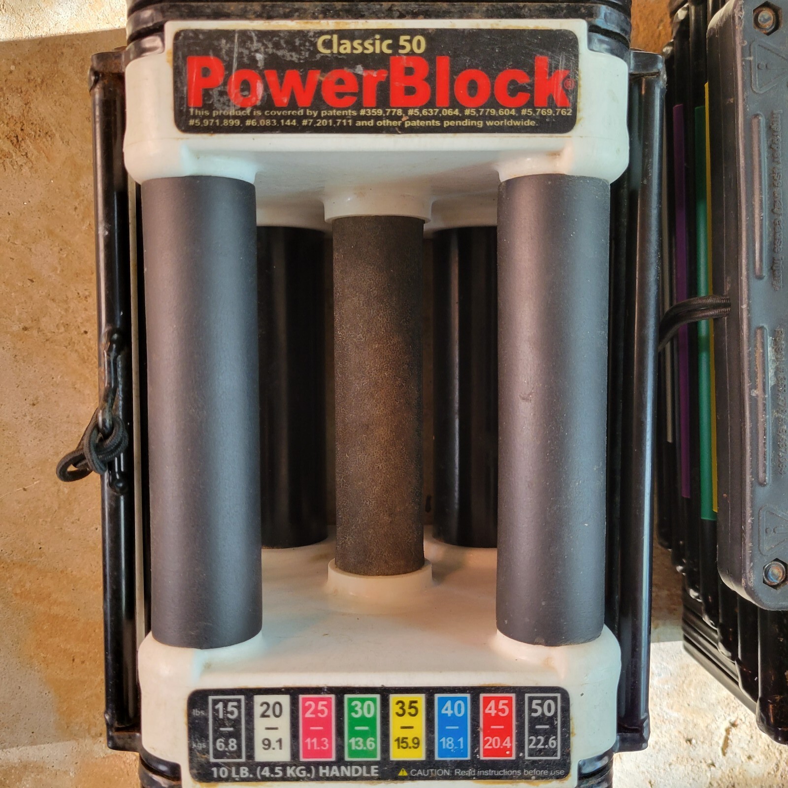 Powerblock Classic 50 Pound Adjustable Dumbbell SET - 2 Pair | eBay