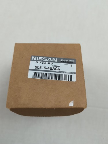 Genuine OEM Nissan 80819-4BA0A Driver Front Door Black Out Tape Trim 14 ...