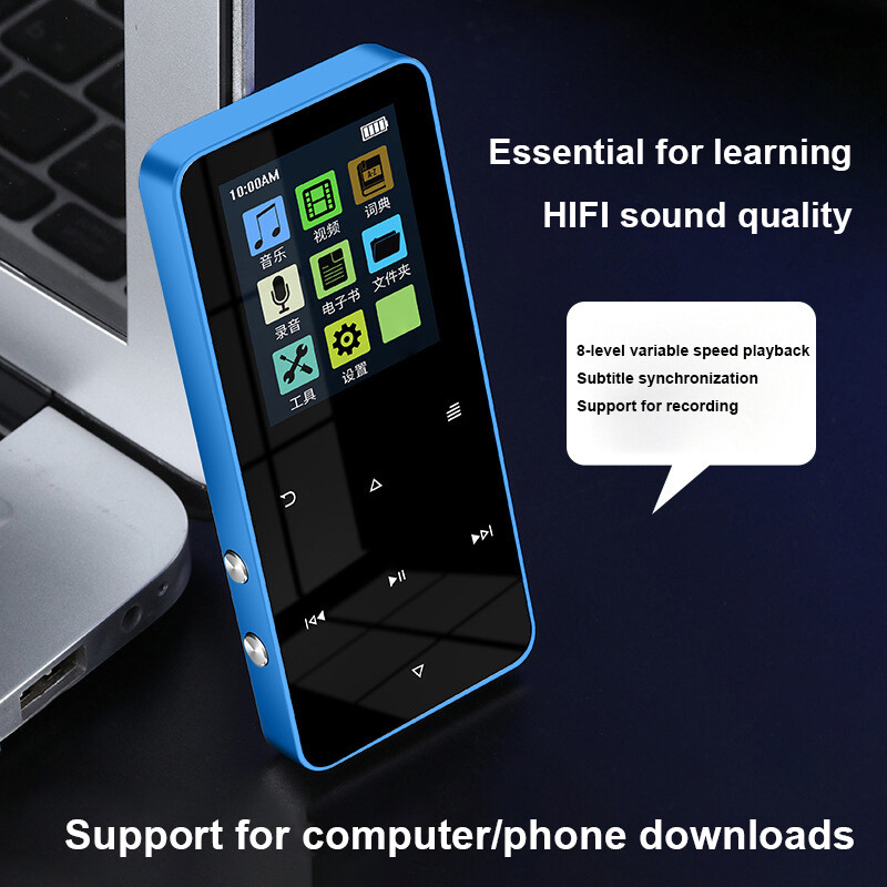 80GB MP3 Student Walkman Bluetooth-Compatible 5.0 Sports MP3 Player ...