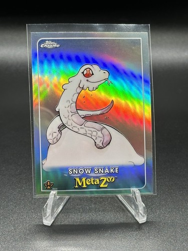 Topps Chrome MetaZoo Series 0 Refractor #61 Snow Snake | eBay