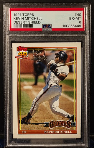 100855449 Kevin Mitchell 1991 Topps #40 Desert Shield PSA 6 | eBay