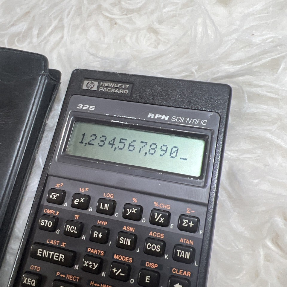Vintage Hewlett Packard HP 32S RPN Scientific Calculator Tested Working ...