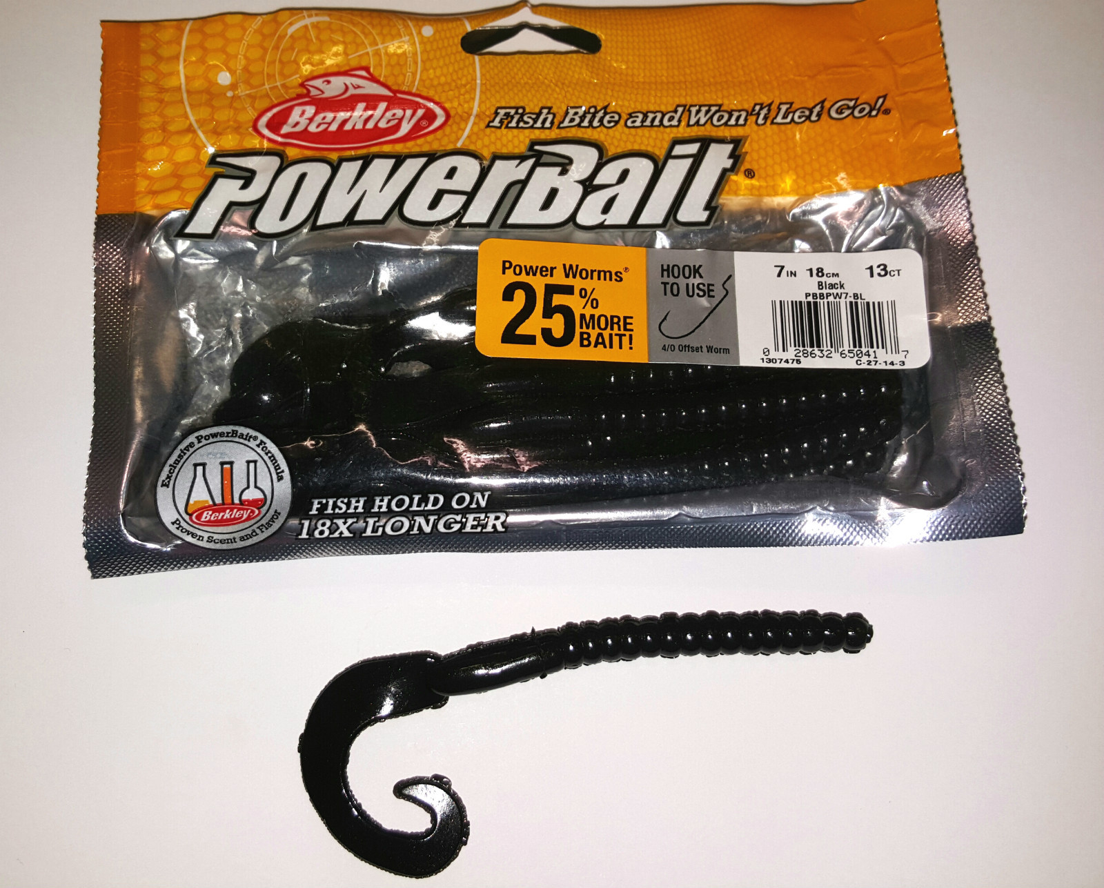 Berkley Powerbait Power Worms 7" - 13 Pack - Bass,Cod,Pollock - All ...