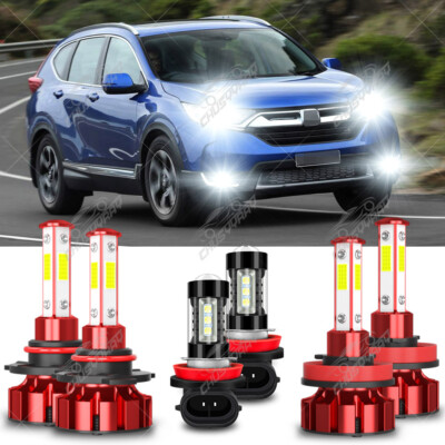For Honda CR-V CRV 2015-2020 6000k LED Headlight Hi/Low Beam Fog Light ...