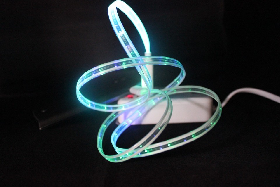 3Ft Micro USB 2.0 Data Sync Flowing LED Light Up Charger Cable | eBay