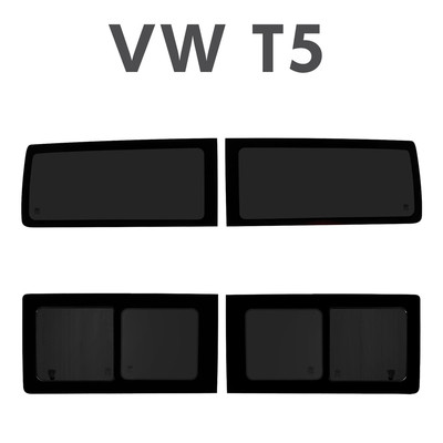 T5 T6 LWB Side Window KIT, 2 x Sliding Windows, 2 x Rear Quarter ...