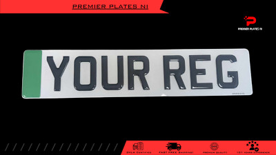 3D GEL EURO EV Number Plates - Charles Wright - UK ROAD LEGAL PAIR x2 ...