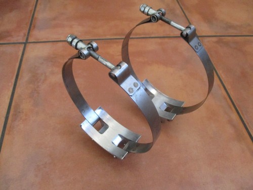 VINTAGE MOON EELCO FUEL OIL TANK NITROUS MOUNTING BRACKETS GASSER HOT ...