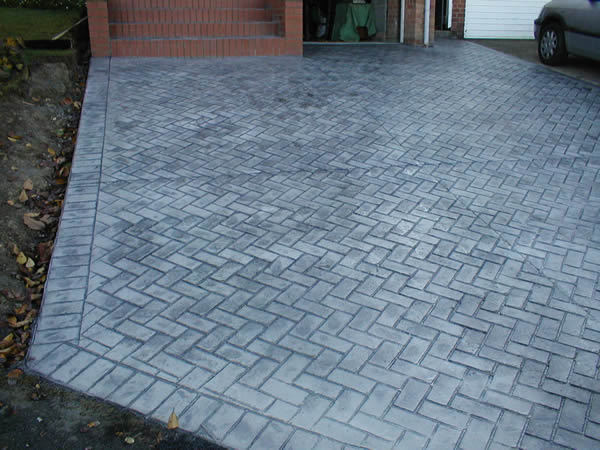 1 New Brick Border Decorative Concrete Cement Stamp Floppy Mat New | eBay