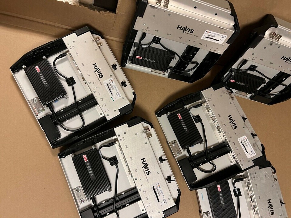 99% Life Left Havis Dock Station DS-PAN-111-2 Dual Antennas Toughbook ...