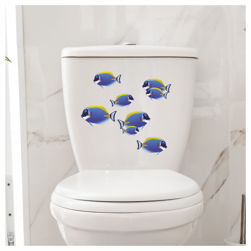 Tropical Fish Vinyl Art Decal Sticker [Multiuse] Tile Laptop Wall ...