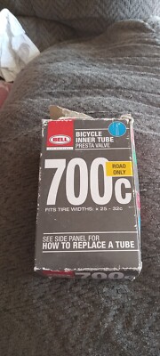 OB/Bell Bicycle Inner Tube 700c Presta Valve Tire Width 25-32c Road ...