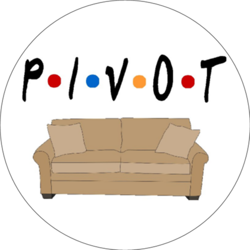 Pivot Sofa - 3 Pack Circle Stickers 3" x 3" - Friends 90s Humor | eBay
