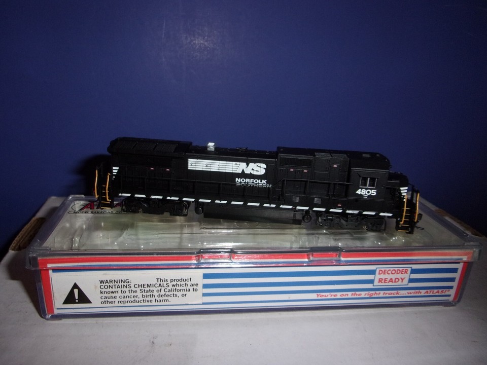 N SCALE ATLAS/48719 NORFOLK SOUTHERN/4805 GE DASH 8-40B | eBay